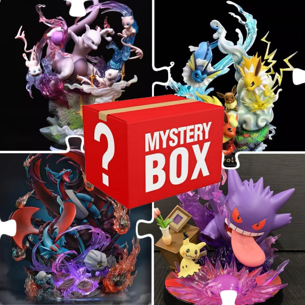 Surprise Unboxing Blind Box Pokemon Pocket Monster Pikachu Chikorita ...