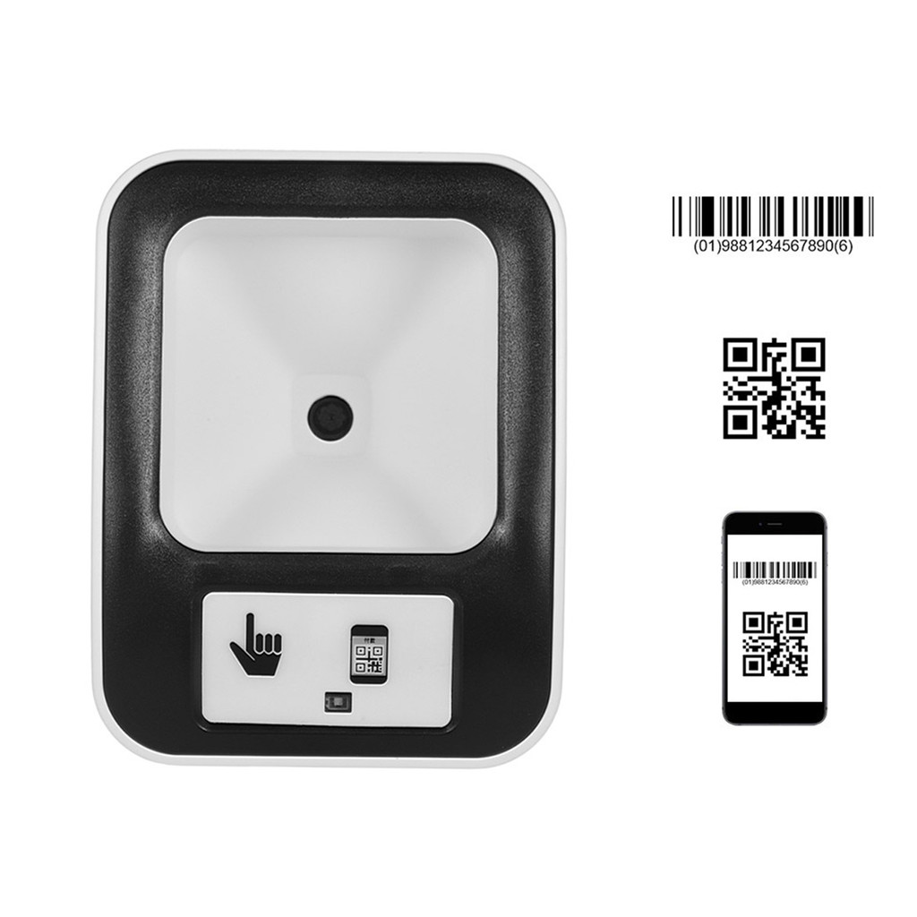 2200 1D/2D/QR Bar Code Scanner CMOS Image Desktop Barcode Reader USB ...