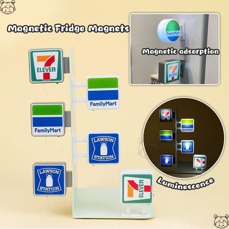 711 Magnetic Fridge Magnets Refrigerator For Fridge Convenience Stores ...