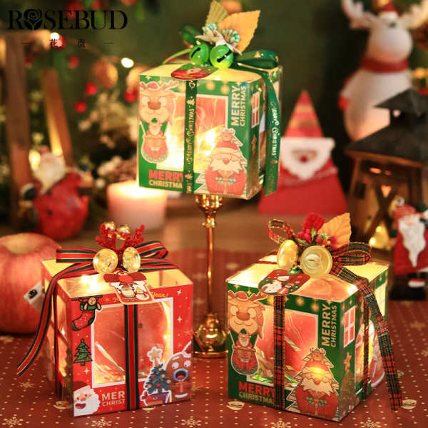 christmas gift wrapper gift wrapper christmas Flowery Christmas gift ...