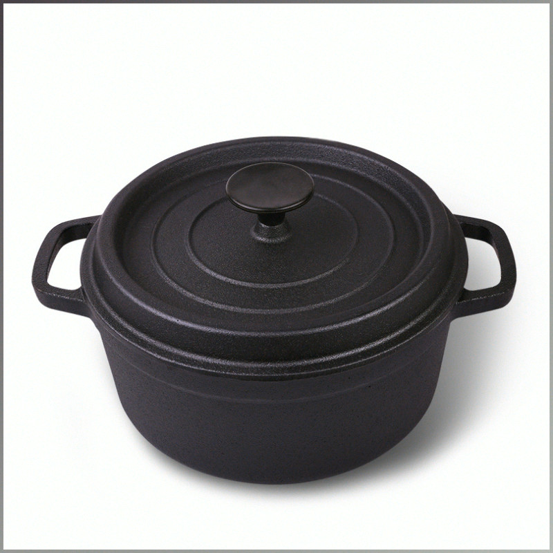 Cast Iron Pot Old-fashioned Amphora Cast Iron Frying Pan Soup Pot with ...