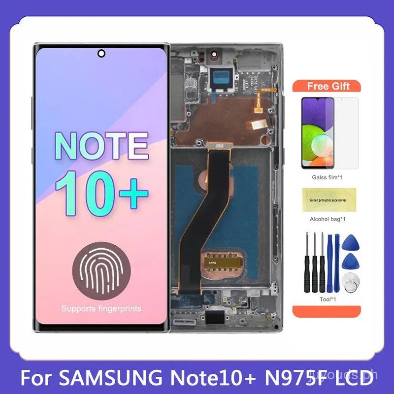 AMOLED Note 10 Plus Screen for Samsung Galaxy Note10+ N975F Lcd Display ...