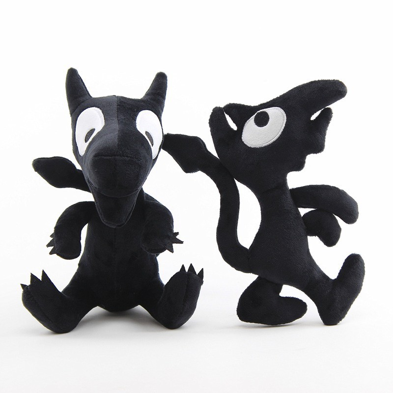 Devil Luci Plush Toy Cute Cartoon Black Puppy Stuffed Doll | Shopee ...