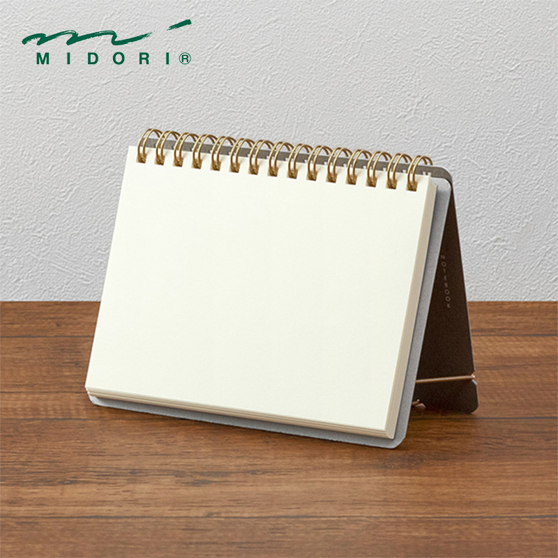 Japan midori Coil Notebook+STAND Desk Calendar Standable Desktop ...