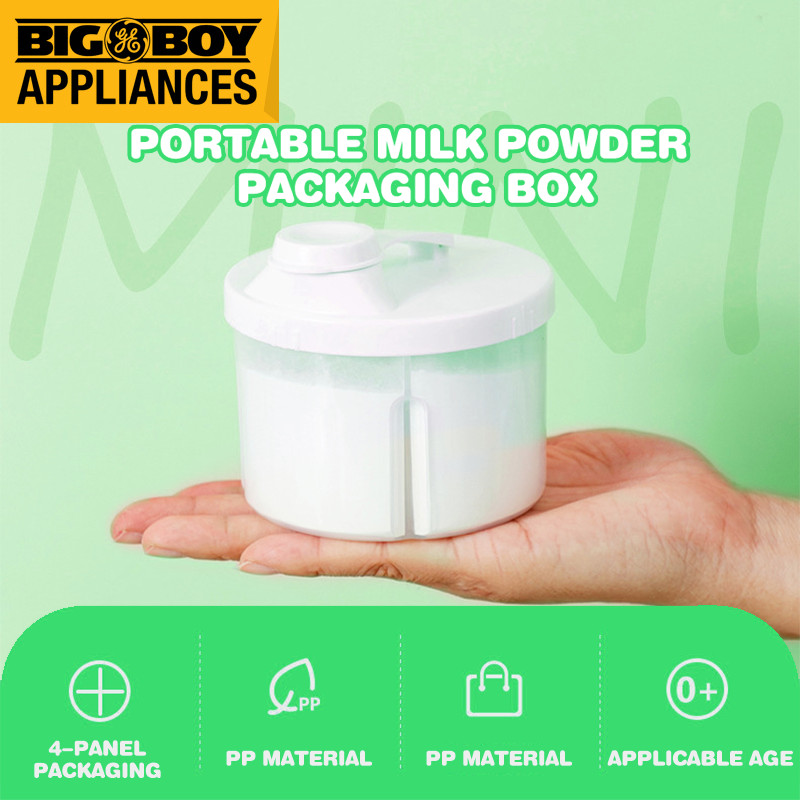 Portable Milk Powder Dispenser Four Compartment Dispenser Baby Snacks ...