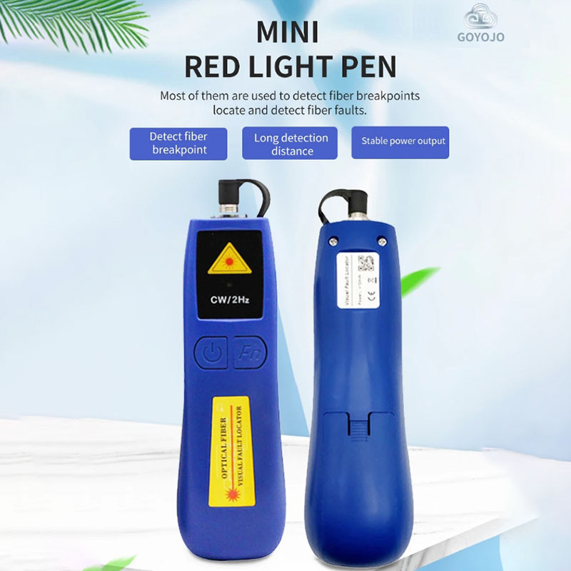 GOYOJO MINI Visual Fault Locator Red Laser Light Pen Type Fiber Optic ...