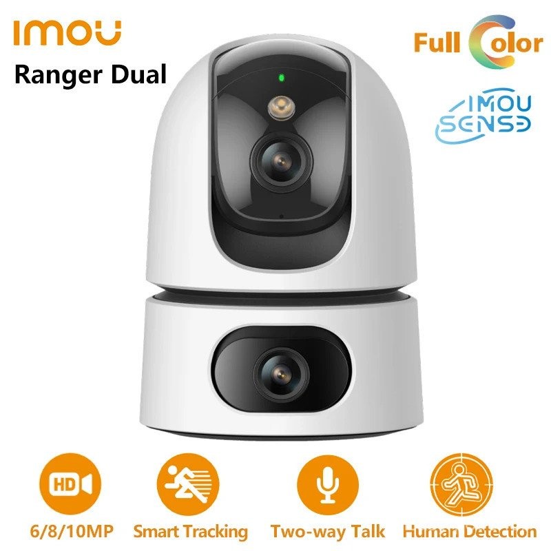 Imou Ranger Dual 6MP 8MP 10MP Full Color Camera Human & Pet Detection ...