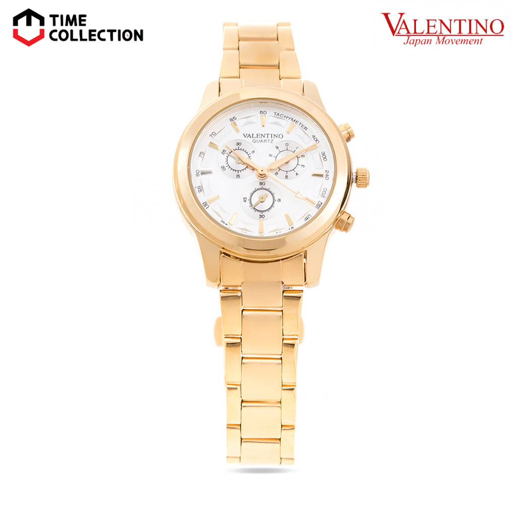 Valentino 20121935-SILVER DIAL Analog Stainless Band Watch for Women ...