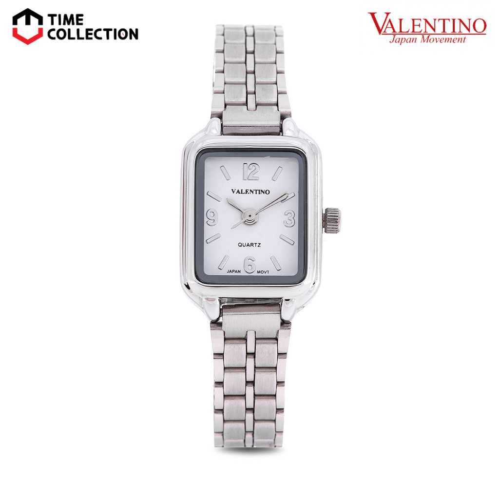 Valentino 20122220-WHITE DIAL Analog Stainless Band Watch for Women ...