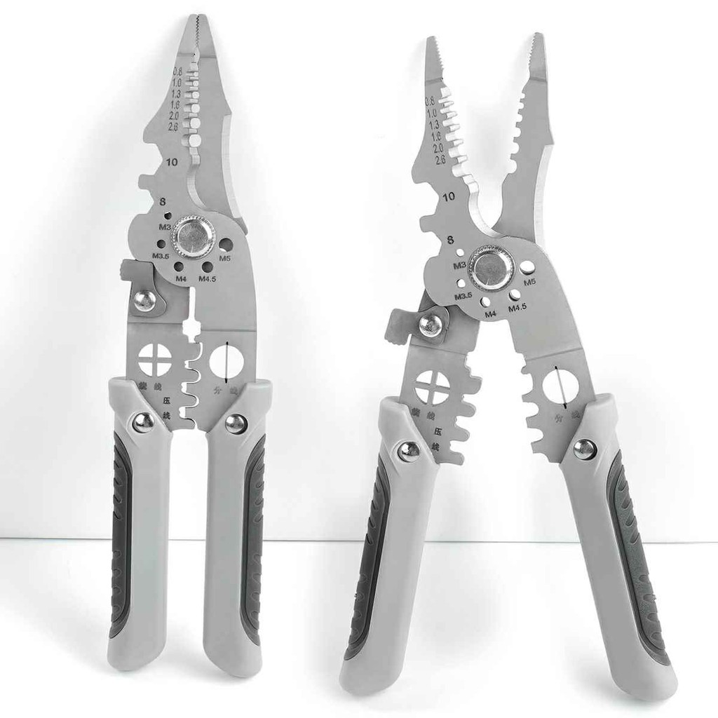 XO New model 9 in 1 multi-function electrician wire strippers - Steel ...