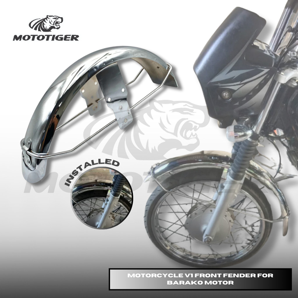Motorcycle v1 Front Fender for BARAKO motor [MOTOTIGER] | Shopee ...
