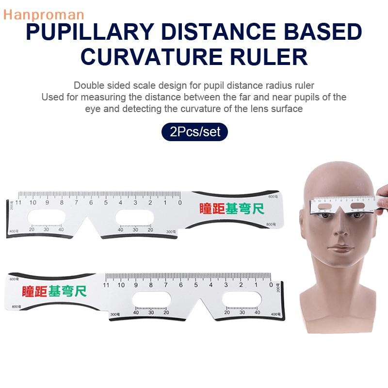 Hanproman> 2pcs Measure Optical Vernier PD Ruler Pupil Distance Meter ...