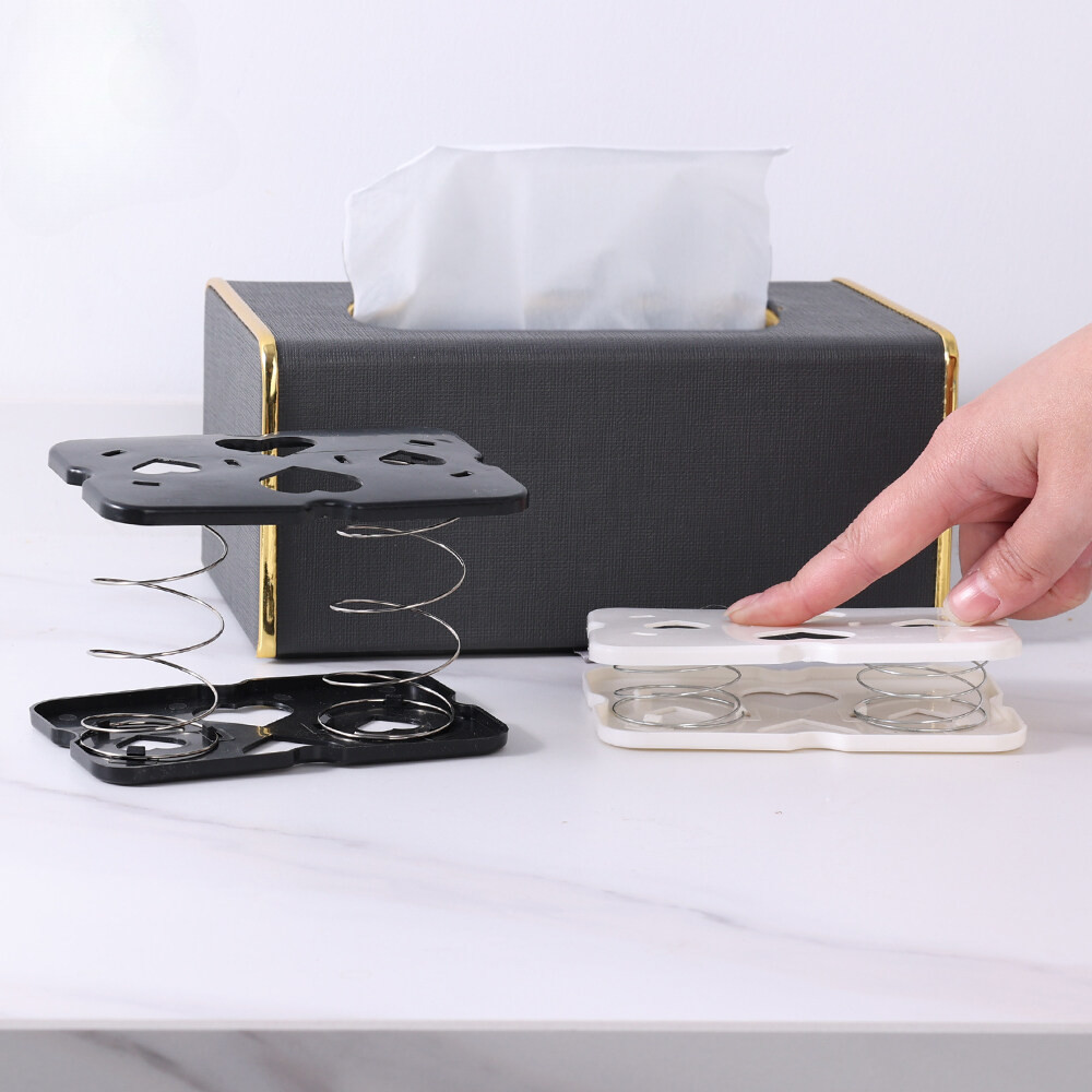 Household Tissue Box Spring Support Automatic Lifting Living Room ...