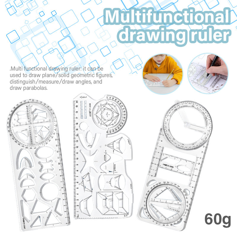 Rotatable Drawing Template Art Design Construction Architect Geometry ...