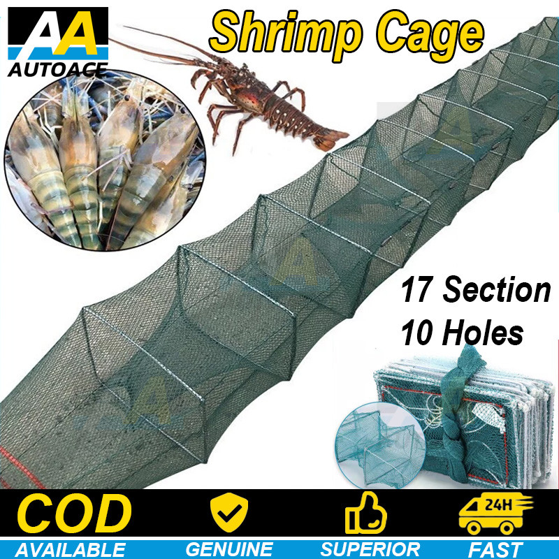 5m Dragon Type Cage/Bubo (Fish/Shrimp Traps) Green dragon BUBU, Large ...