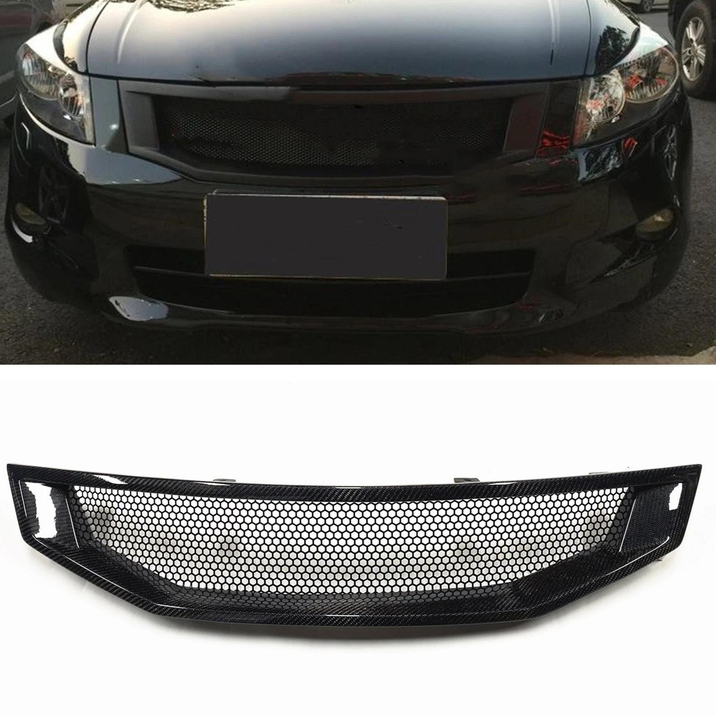 Grill For Honda Accord 2008-2010 Coupe 2 Door Only Front Grille Carbon ...
