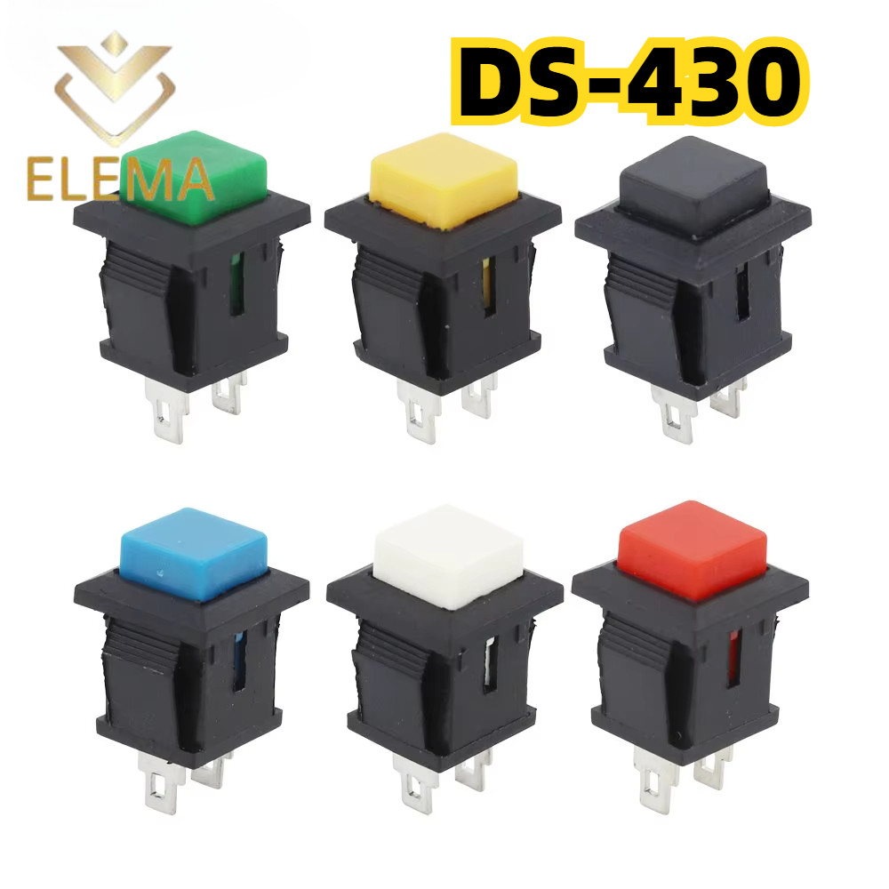 DS-430 small switch 1A 125VAC Momentary Self reset no-lock button switch Power button switch ...