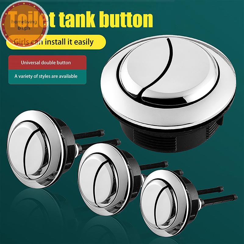homeliving01 1Pc Universal Dual Flush Toilet Water Tank Button Round ...