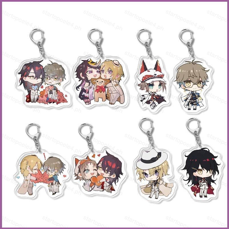 LUXIEM Keychain Vox Luca Ike Mysta Shu Keyring Anime NIJISANJI Bag ...