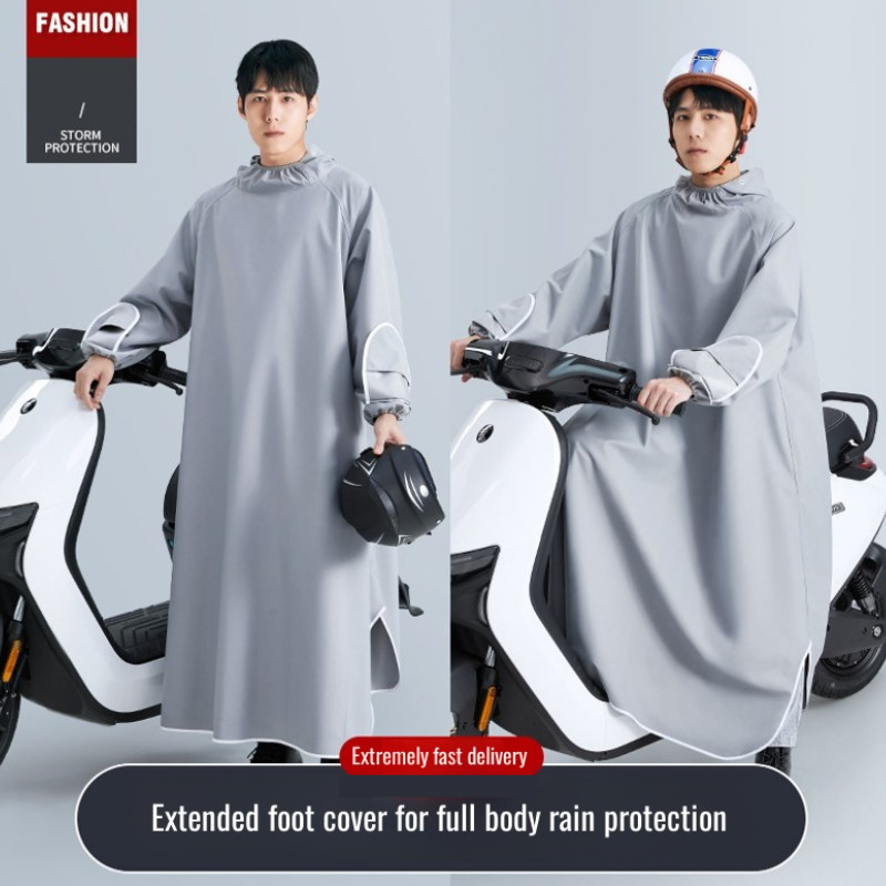Motorcycle Raincoat Waterproof Full Body Protection Unisex Adjustable ...