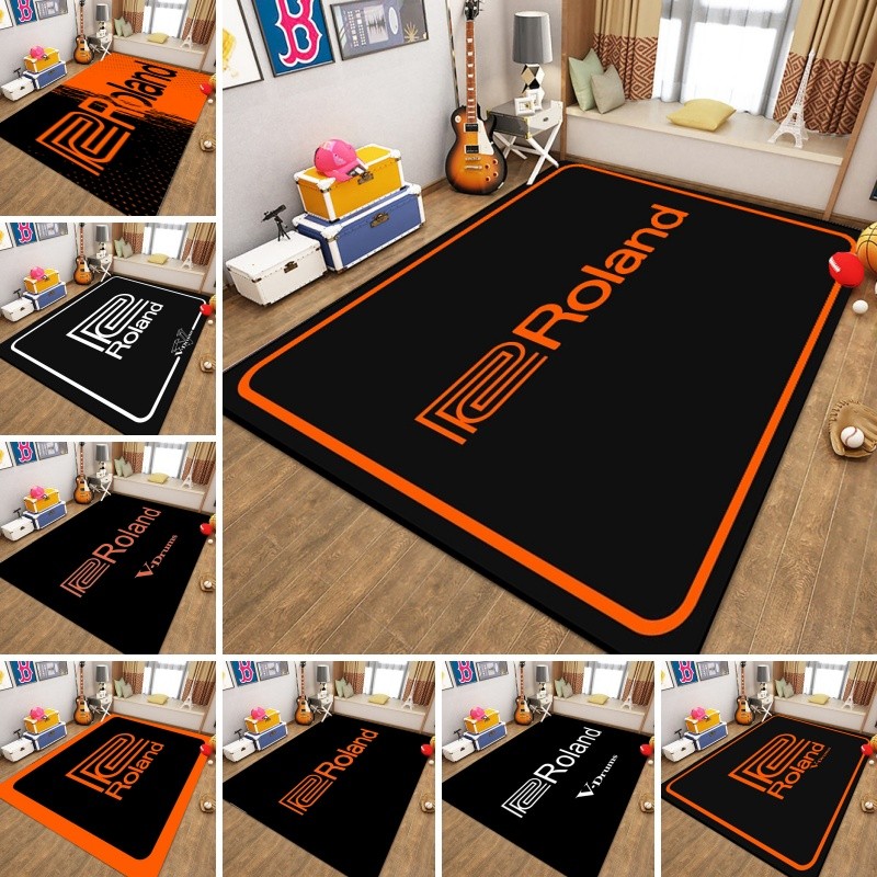 Vintage Roland Carpet Mat Soundproof Drum Rugs Blanket for Bass Drums ...