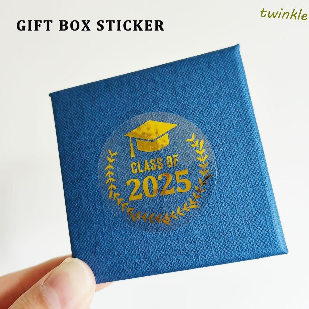TWINKLE1 120pcs Class of 2025 Stickers, Waterproof Gold Foil Graduation ...