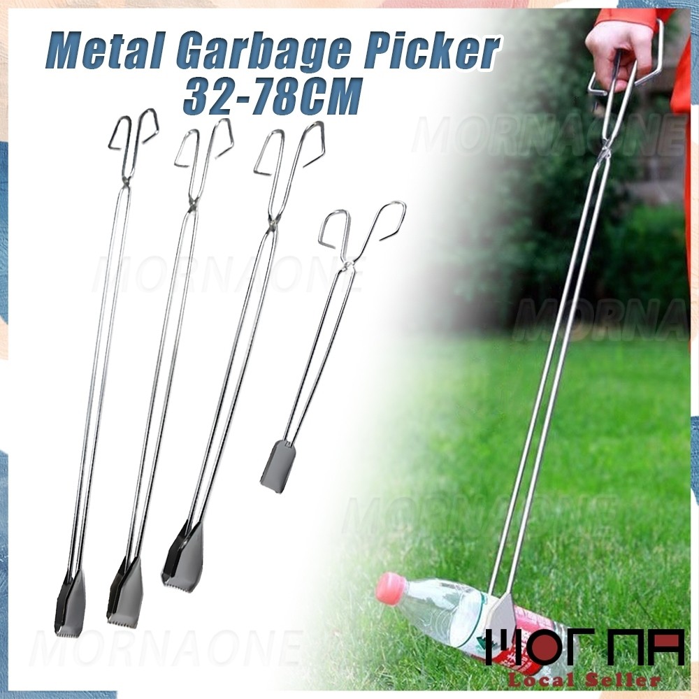 32-78CM Metal Trash Garbage Picker Heavy Duty Trash Picker Stick ...