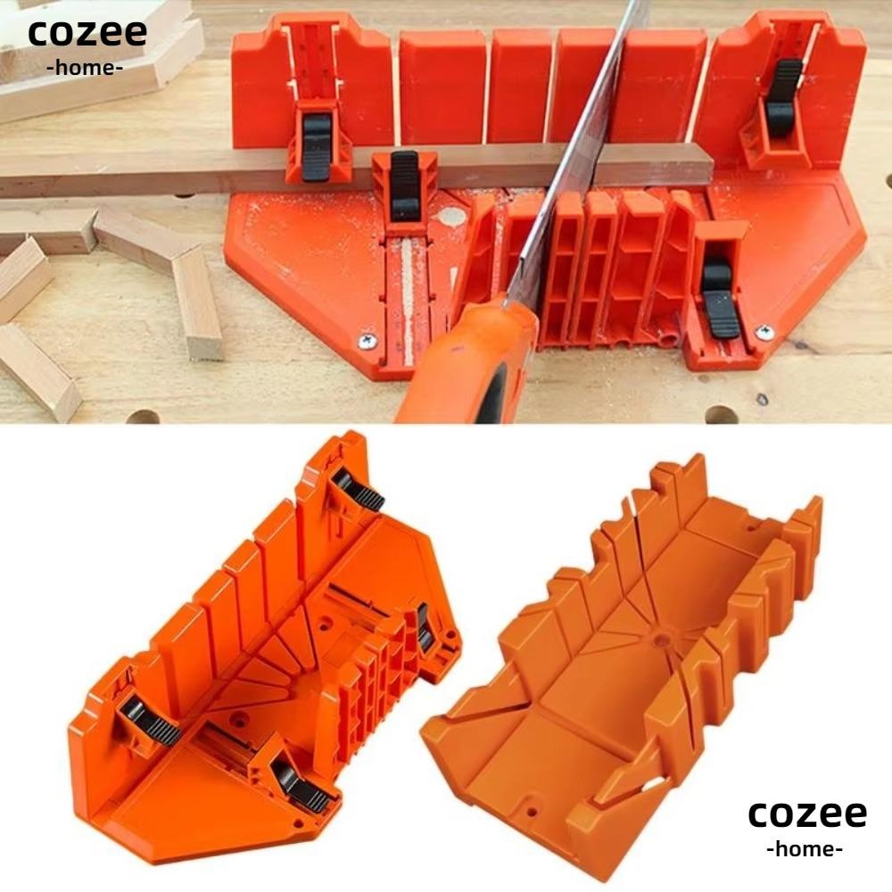 COZEE Saw Clamping Box, 45 90 Degree Universal Miter Saw Box, Portable ...