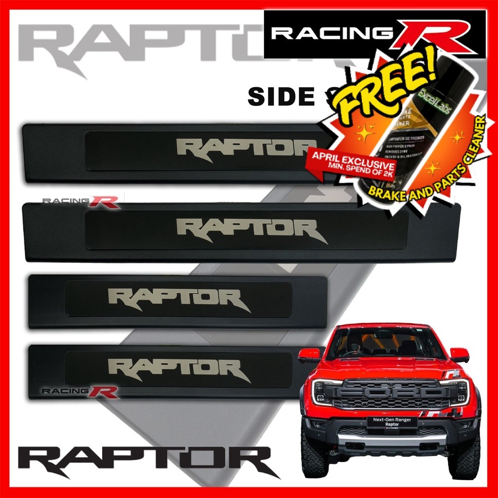 Ford Ranger RAPTOR 2019 to 2022 OEM Side Stepsill /Side Door Protector ...