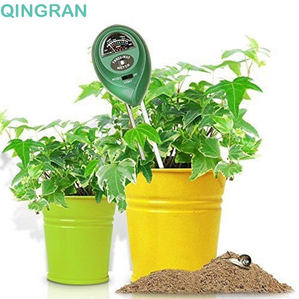 QINGRAN Soil Detector, Moist Tester 3 in1 Soil Moisture Meter, Humidity ...