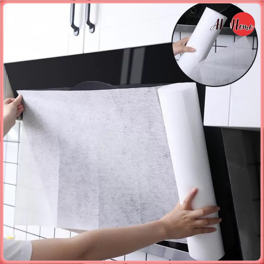 12pcs Range Hood Grease Filter Paper Oil Filter Paper Non-woven Grease ...