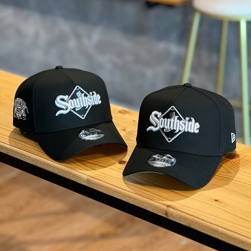NEW ERA Chicago White Sox Southside Black Edition 9forty A Frame ...