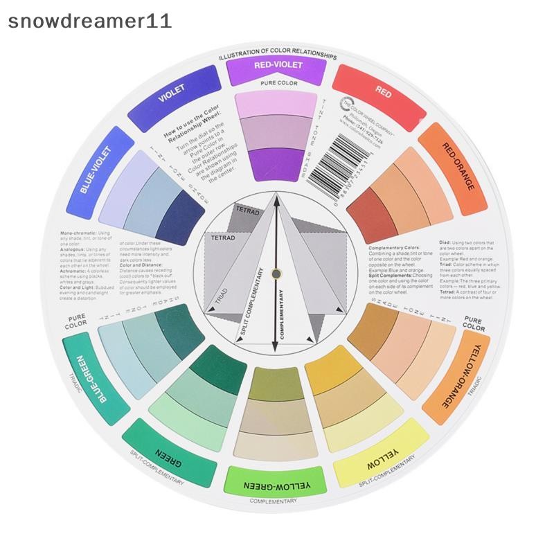 Snph Professional Paper Card Design Color Mixing Wheel Ink Chart ...
