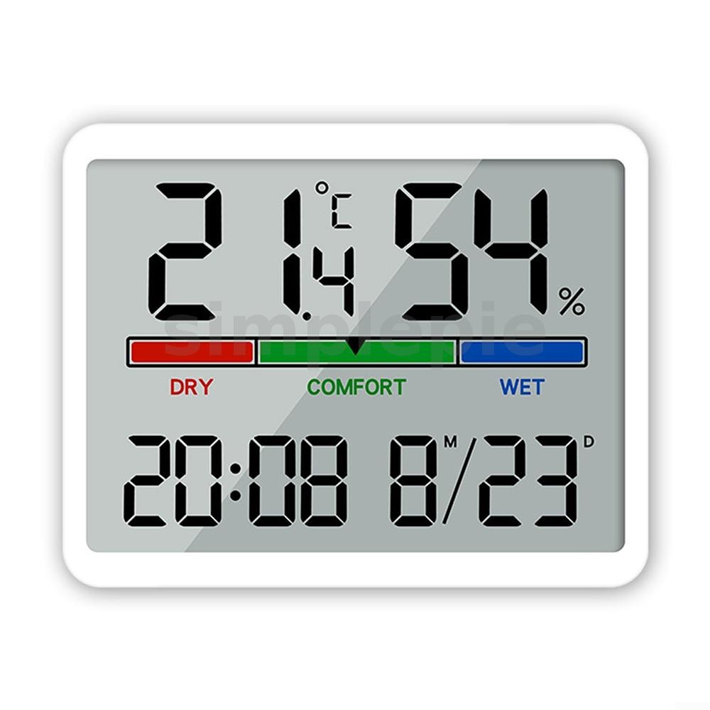 Electronic Multifunctional Temperature Clock Wall Clock Digital Alarm ...