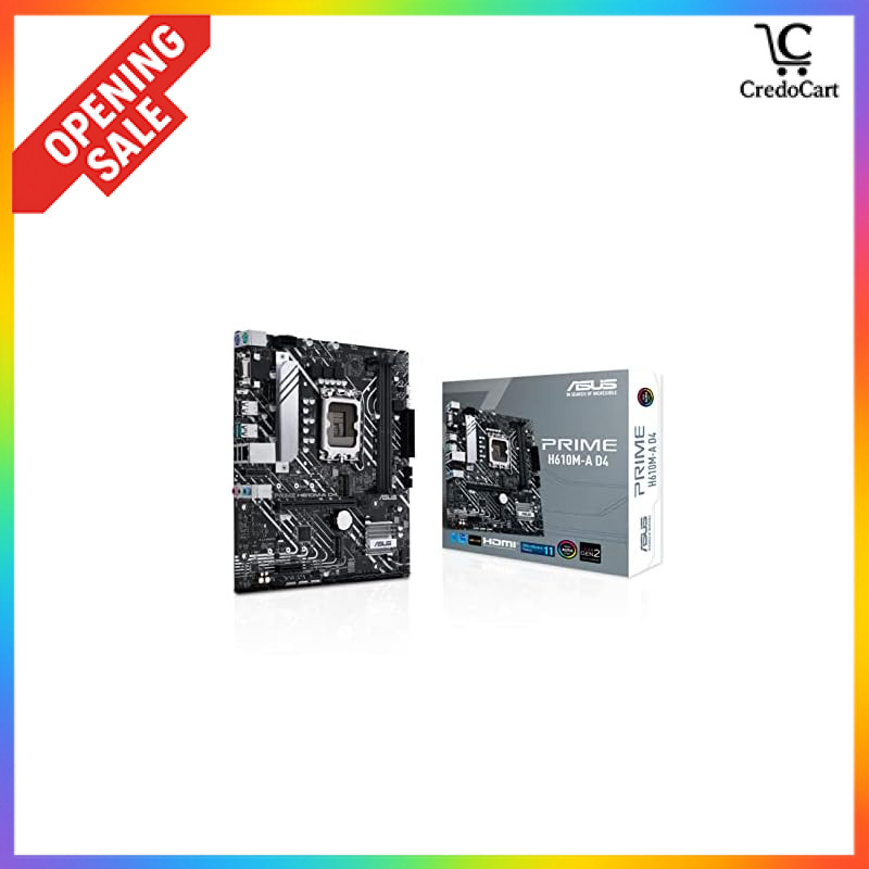 ASUS INTEL 12th Generation CPU (LGA1700) Compatible H610 Chipset micro ...