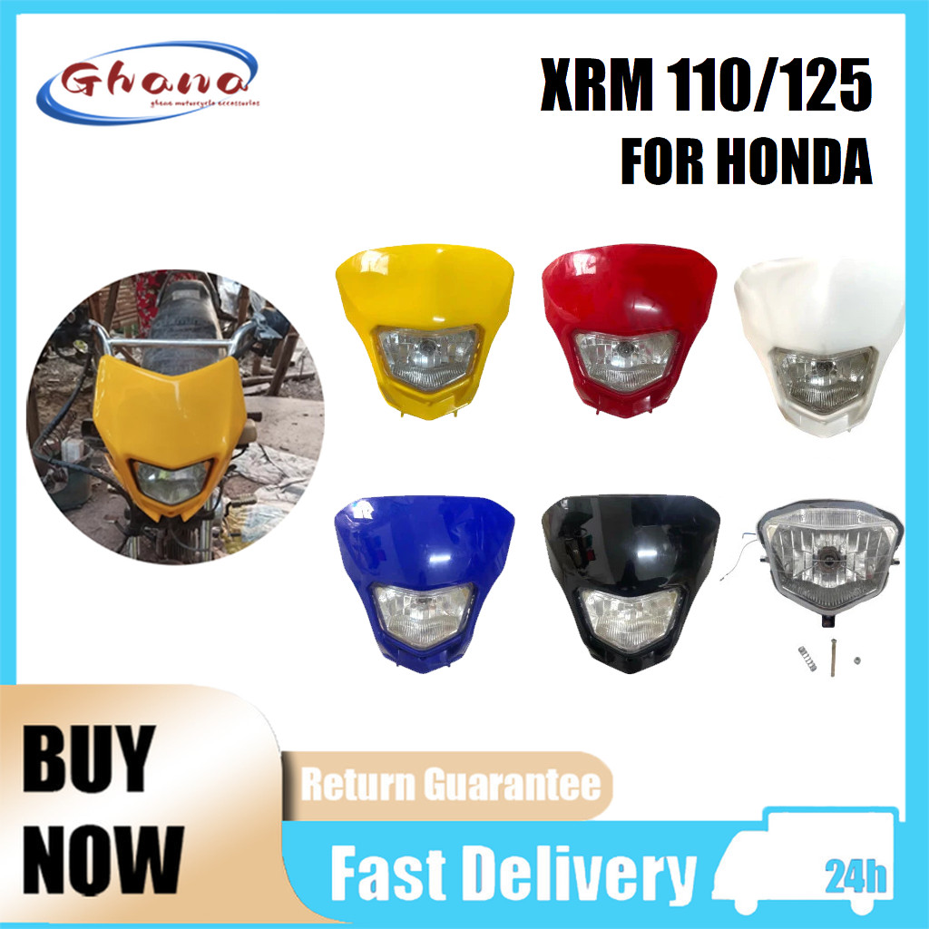 [GHANA] HONDA XRM 110/125 HEADLIGHT COWLING ASSY | Shopee Philippines