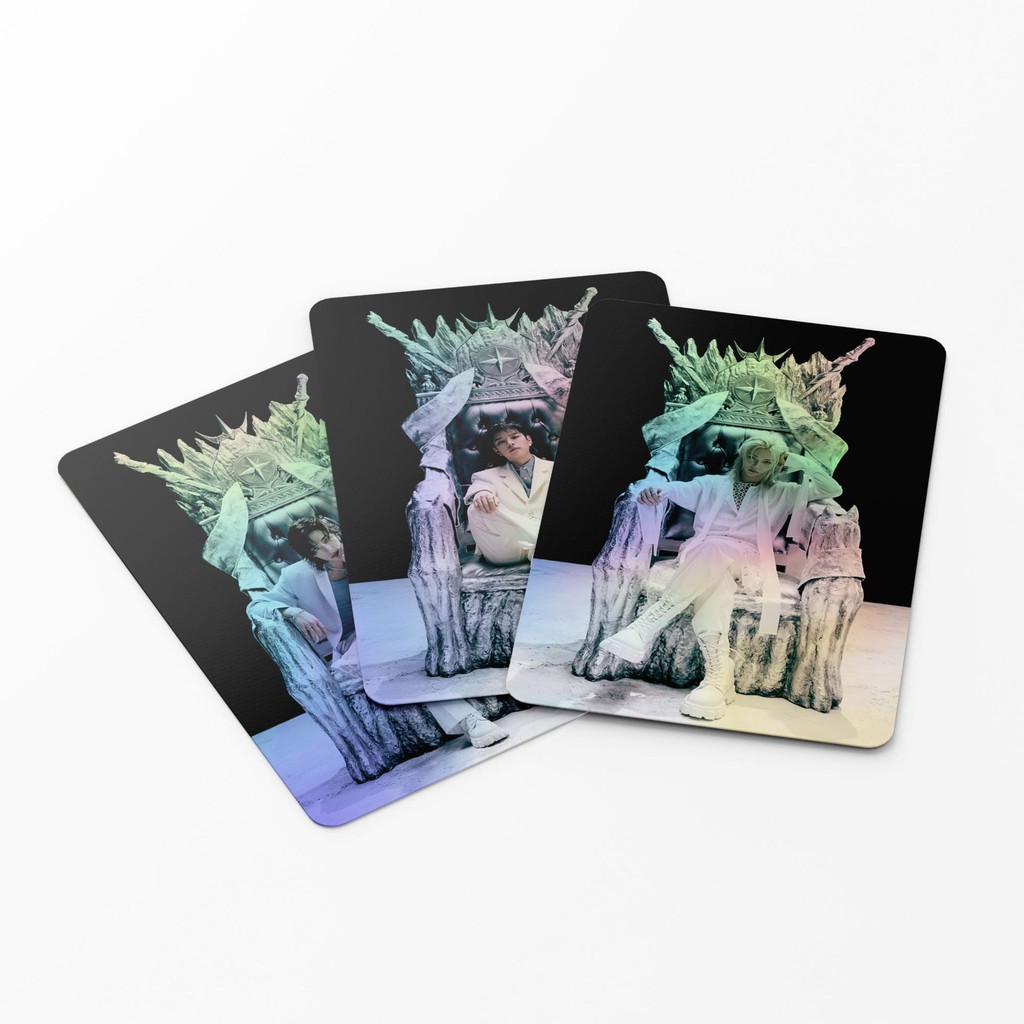 10-124pcs STRAY KIDS ATE Holographic Laser Lomo cards Lose My Breath ...