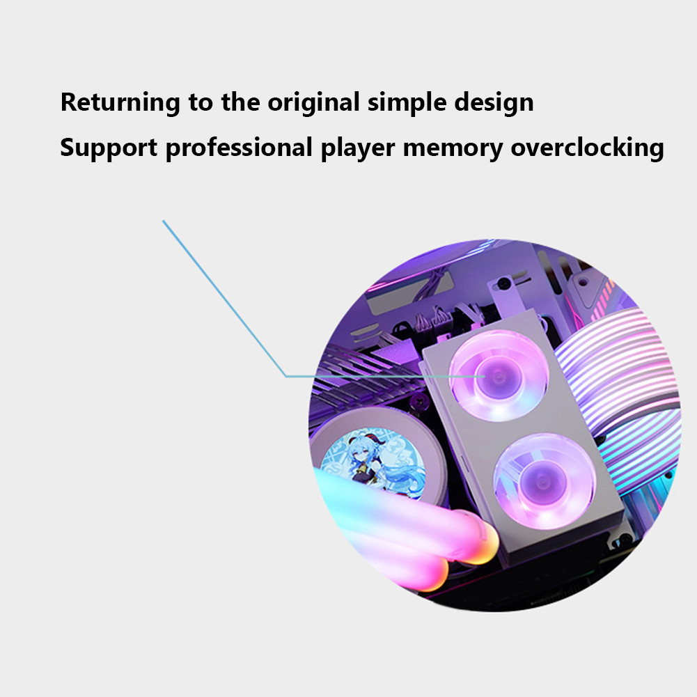 Memory Module Heatsink DDR4 DDR5 Heat Cooler 5V 3PIN ARGB with 4Pin PWM ...