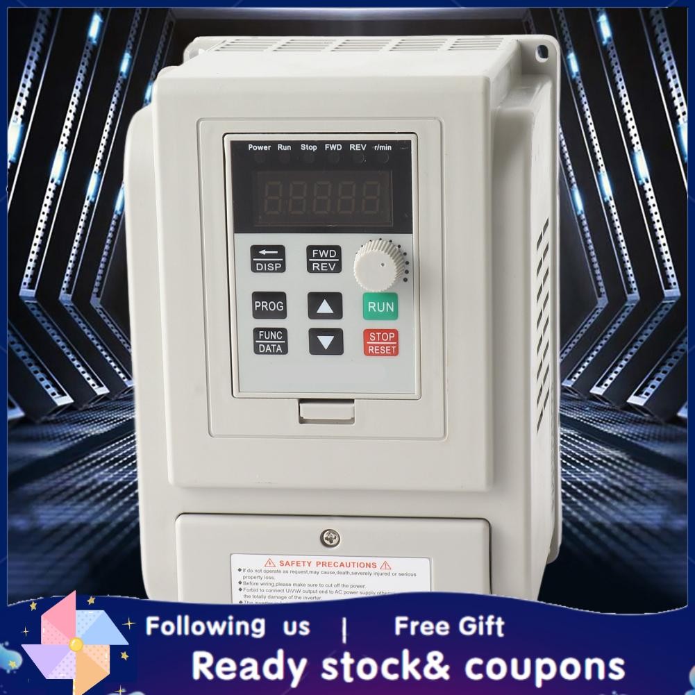 Xiyijia 220V Single Phase Variable Frequency Drive VFD Speed Controller For 3 LLI | Shopee ...