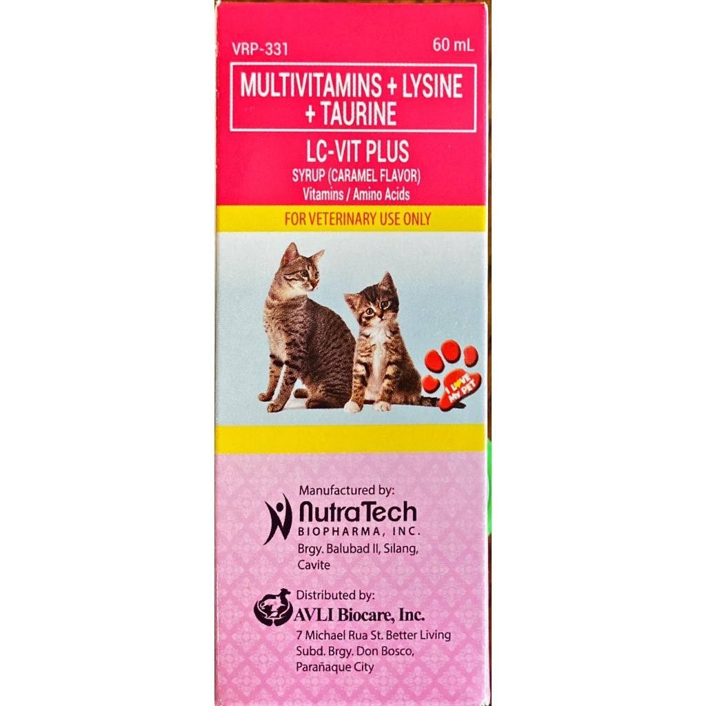 LC Vit Plus Multivitamin Syrup for Cats – Supports Immune System and ...