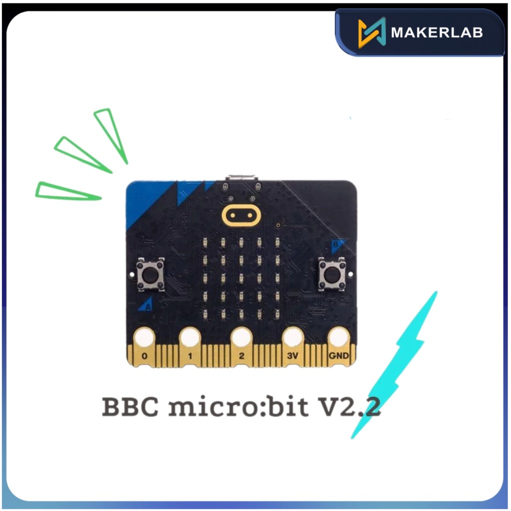 BBC Microbit micro:bit V2.2/V1.5 Single Board (Box not included) | Grove Inventor Kit for micro ...