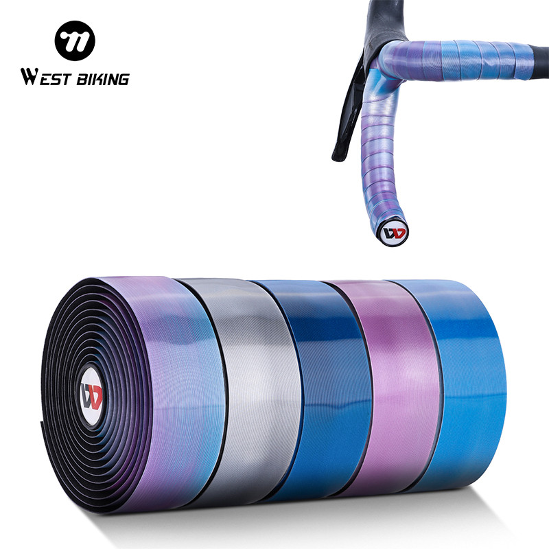 WEST BIKING Gradient Color Handlebar Tape 2pcs Gradient Color Bike ...