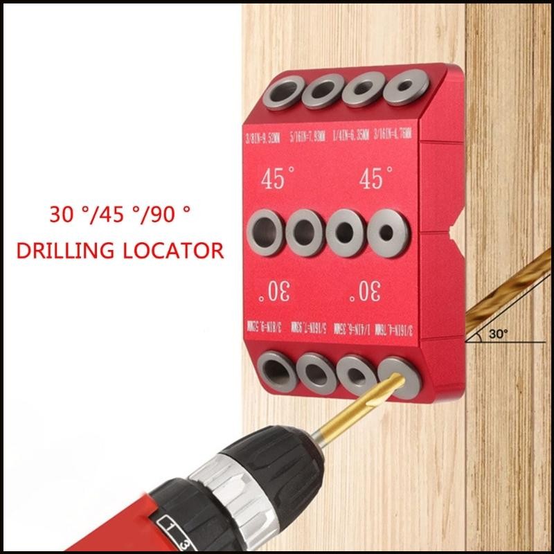 RUN 30 45 90 Angled Drill Guide for Cable Railing Drill Block Guide for ...