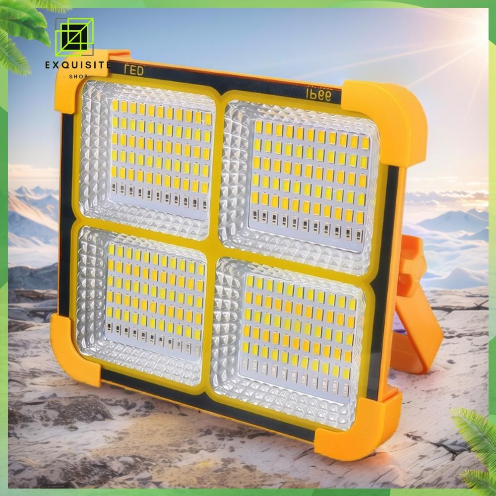 Solar Emergency Light 400W IP66 Solar Flashlight Rechargeable Outdoor ...