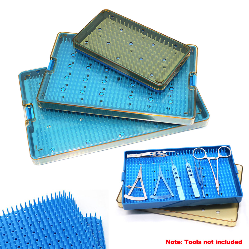 Dental Silicone Sterilization Tray Case Box Ophthalmic Dental ...