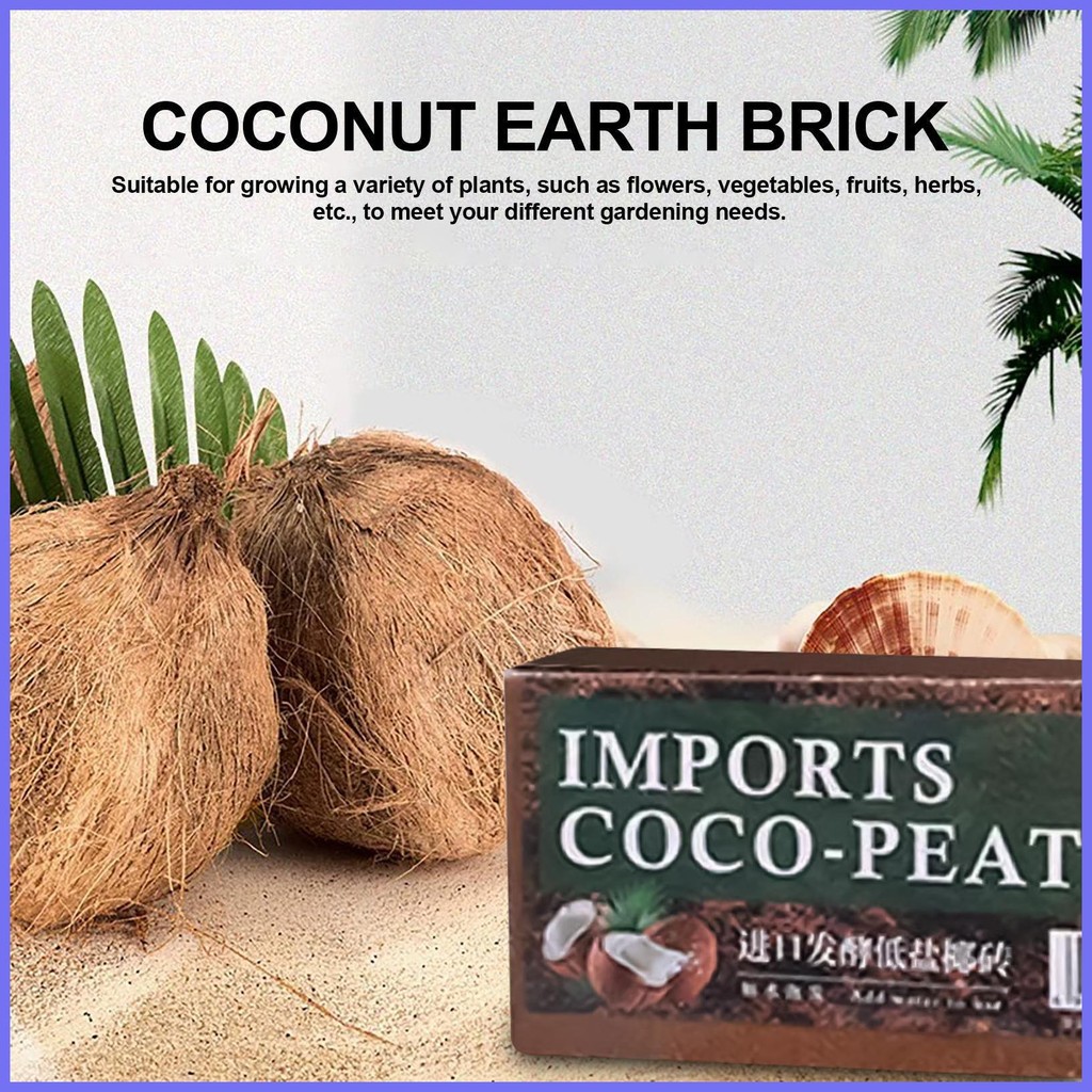 Coconut Coir Bricks Reptile Substrate Brick Coconut Coirpeat Brick ...