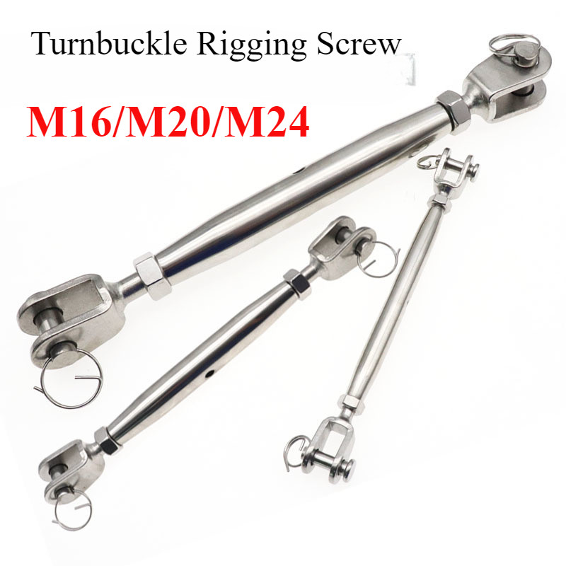 M16/M20/M24 Stainless Steel 304 Turnbuckle Rigging Screw Closed Body ...