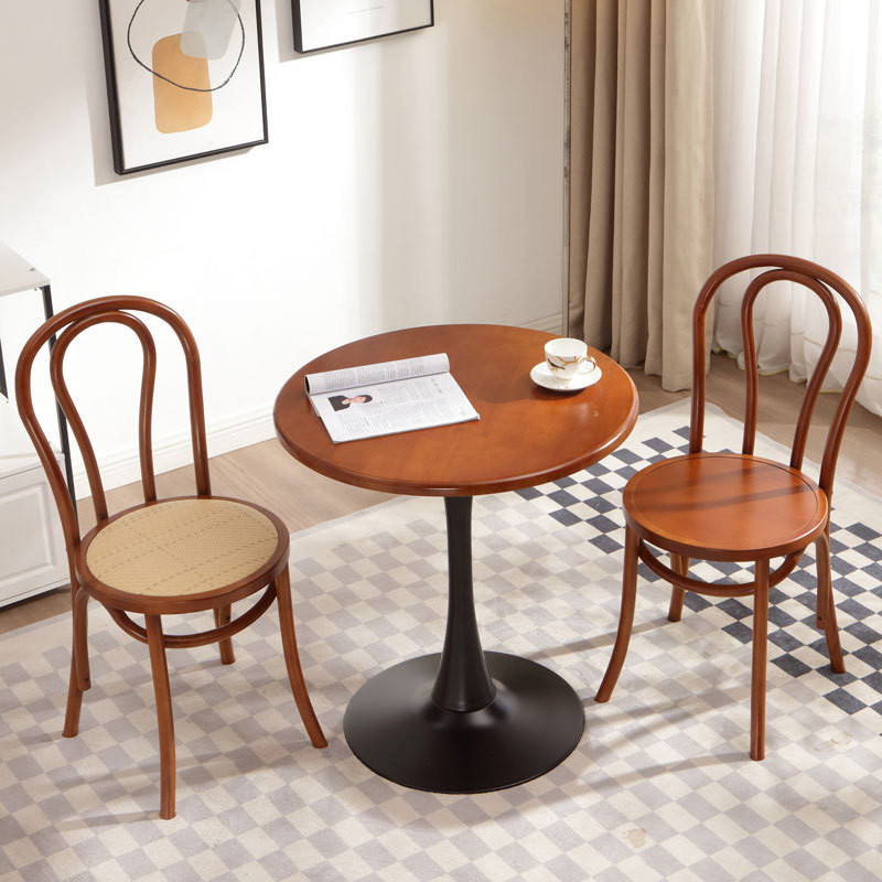 Chinese Ancient Style Solid Wood Vintage Dining Table round Simple ...