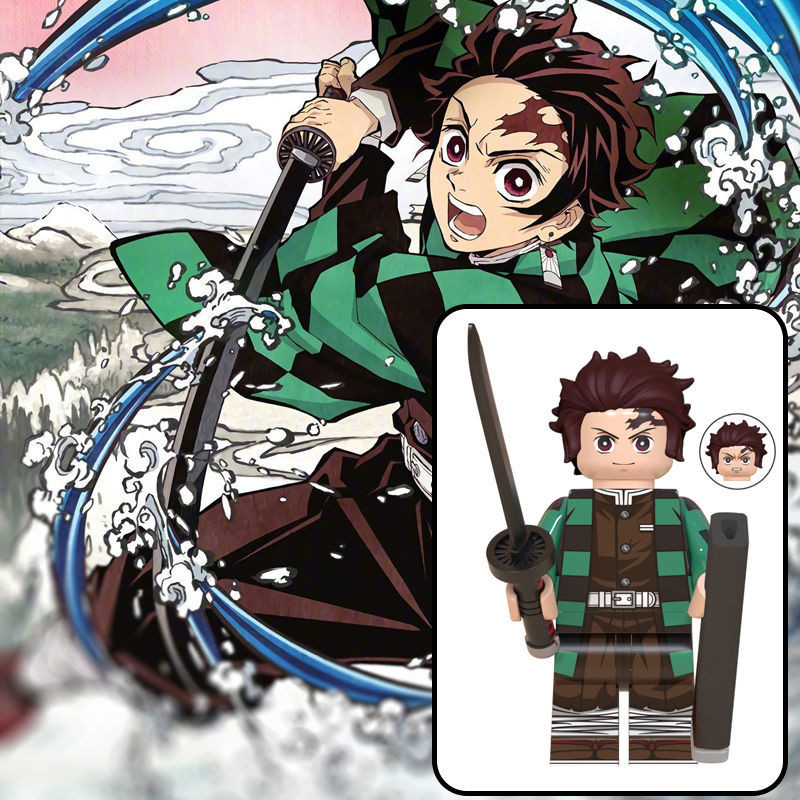 Kitchen Gate Tanjiro Minifigures Compatible with Lego Demon Slayer ...