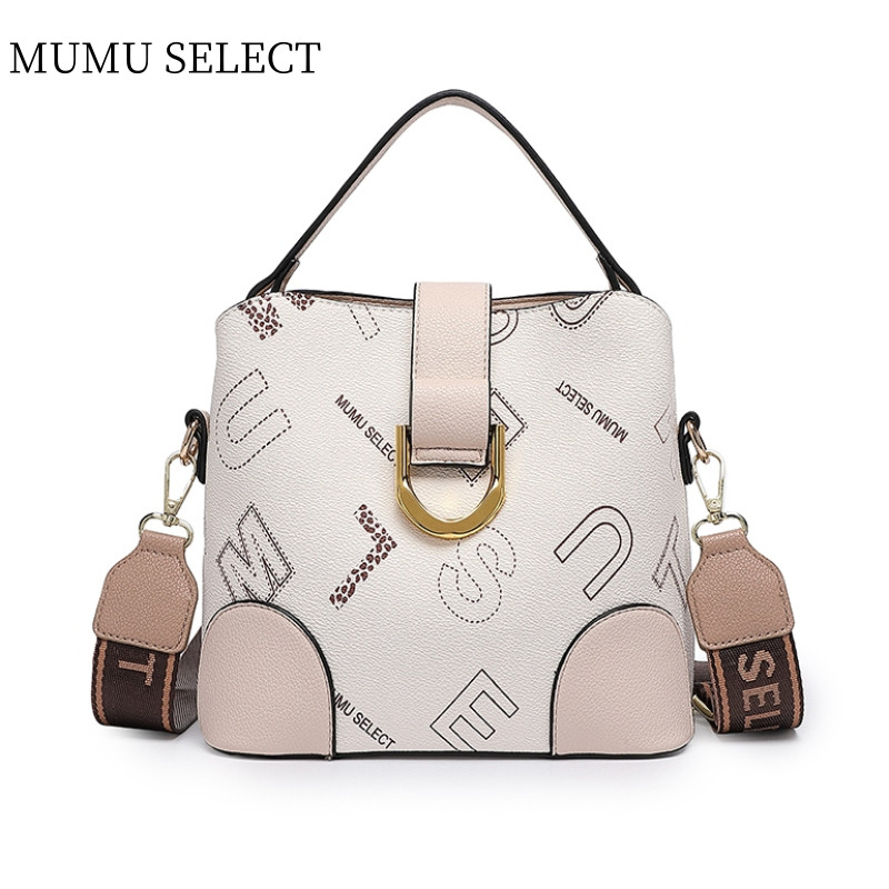 【Mumu Select】M522 Retro Quality Leather Women Shoulder Sling Bucket Bag ...